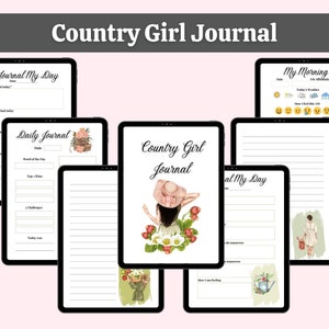 Country Girl Journal Printable - Printable Journal - Daily Journal ...