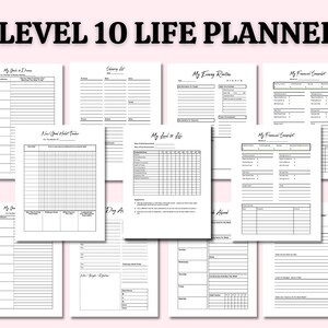 My Level 10 Life Planner Printable - Printable Planner - Gratitude ...