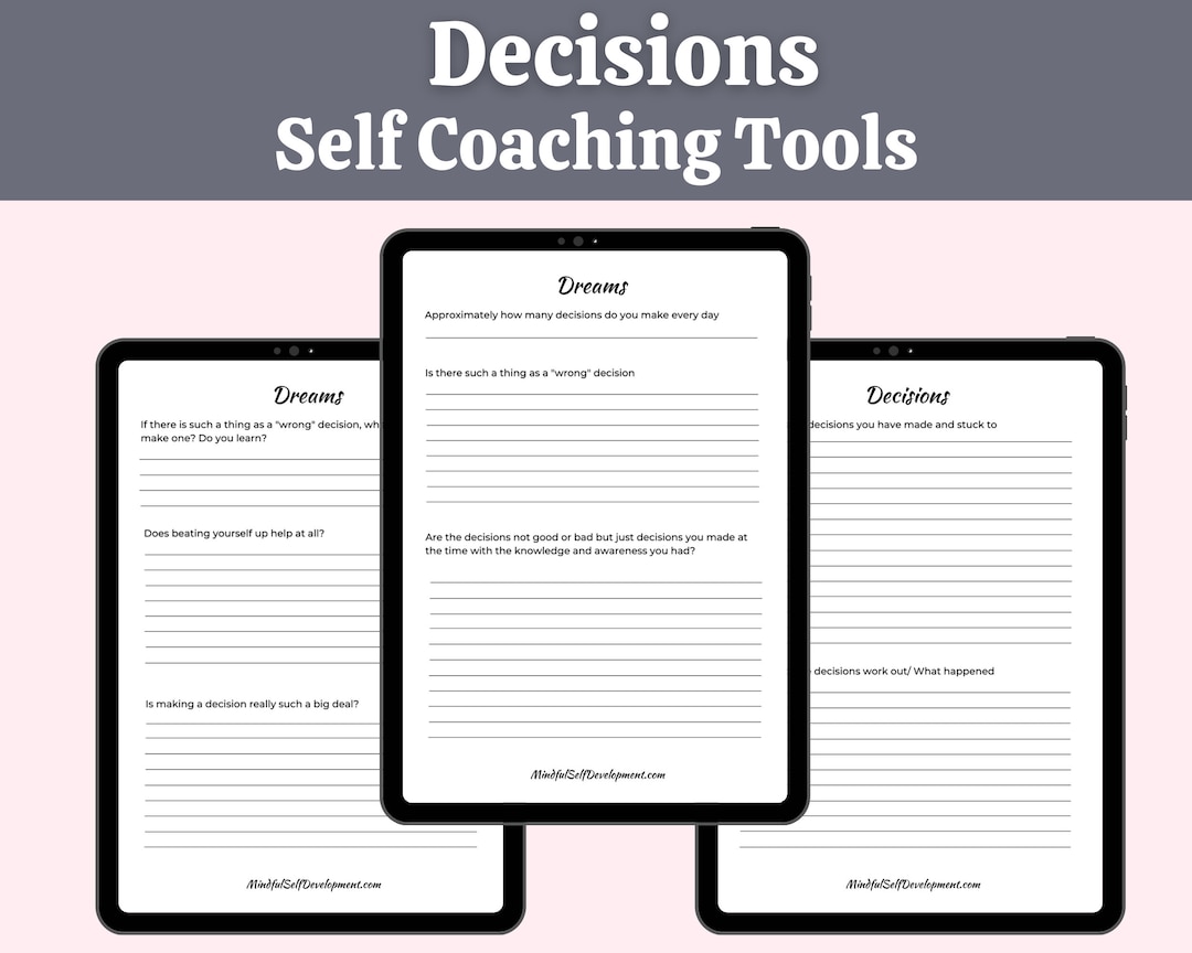 Decisions Self Coaching Tool Unlock Your True Potential With Decisions ...