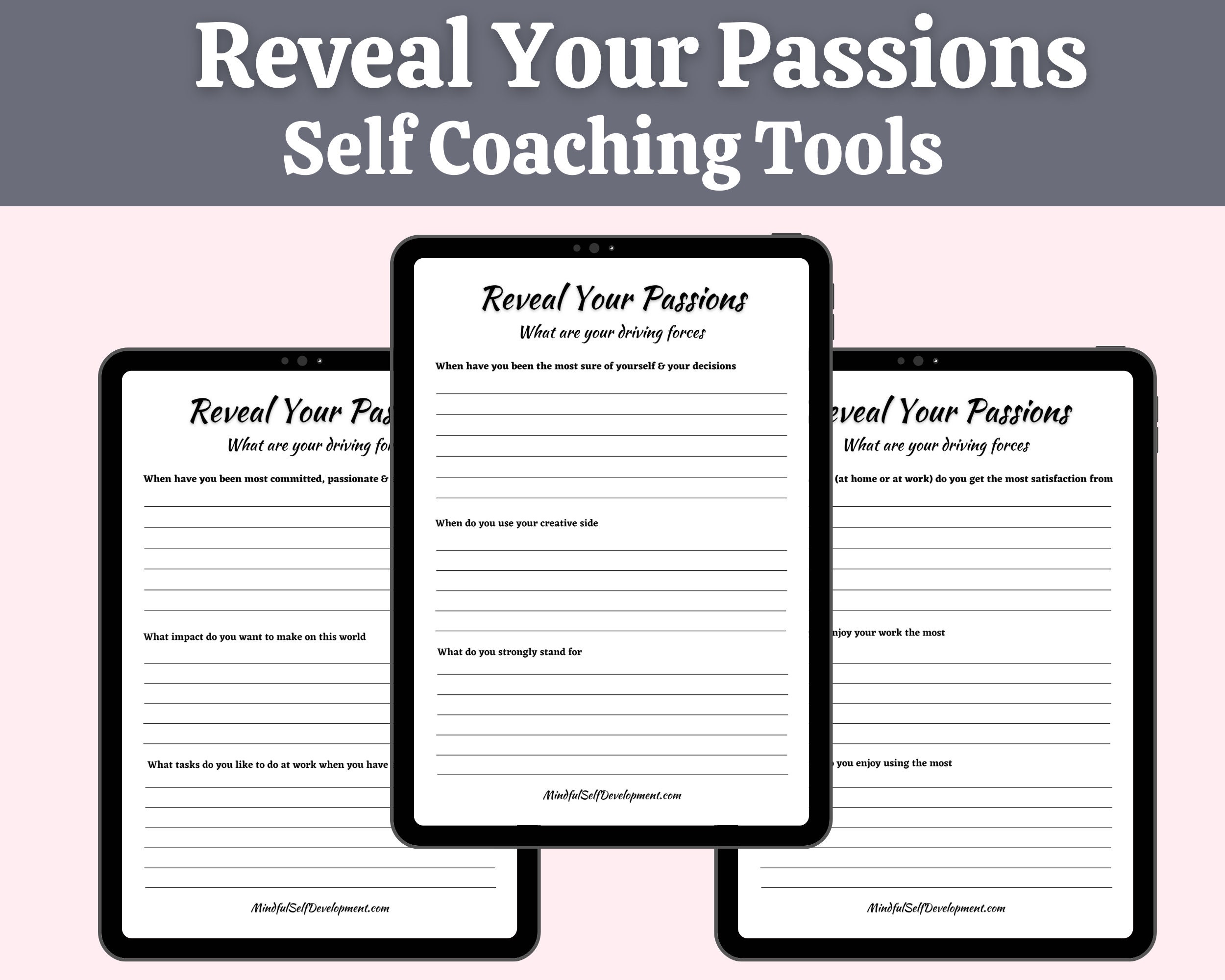 Onthul uw passies: een hulpmiddel voor zelfcoaching - Etsy Nederland