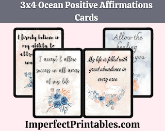 Affirmation Cards Positive Affirmations Words of - Etsy