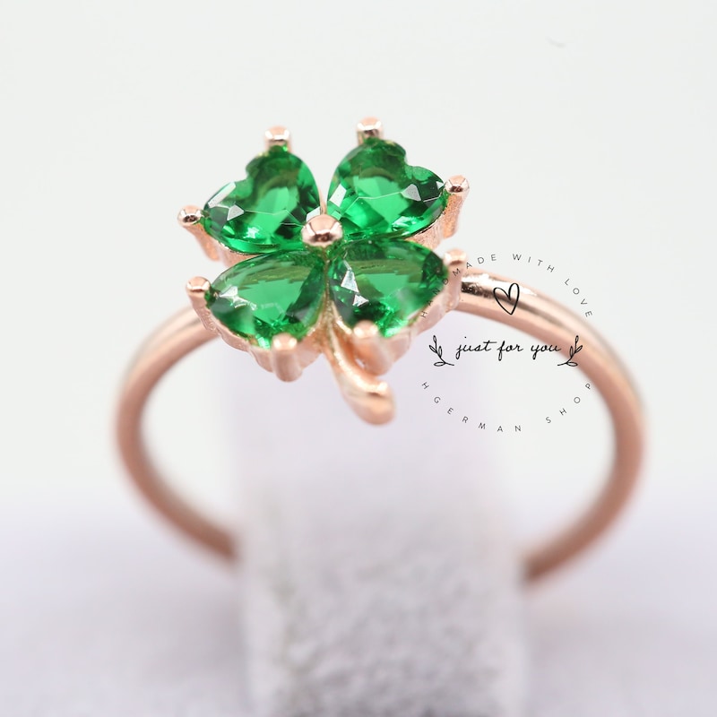 4 Leaf Clover Ring - Etsy