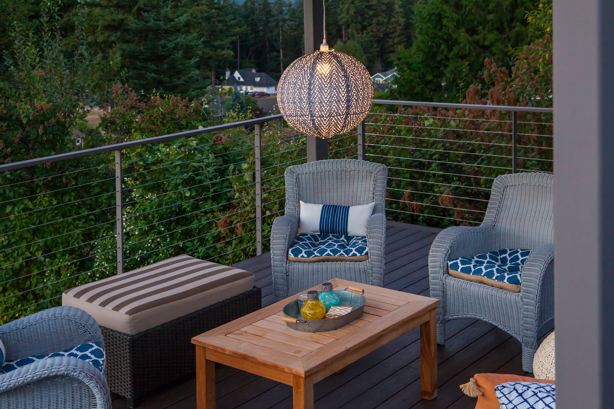 Indoor/outdoor Tyvek® Fabric Pendant Lamp 18″ - Soji Stella Nova ...