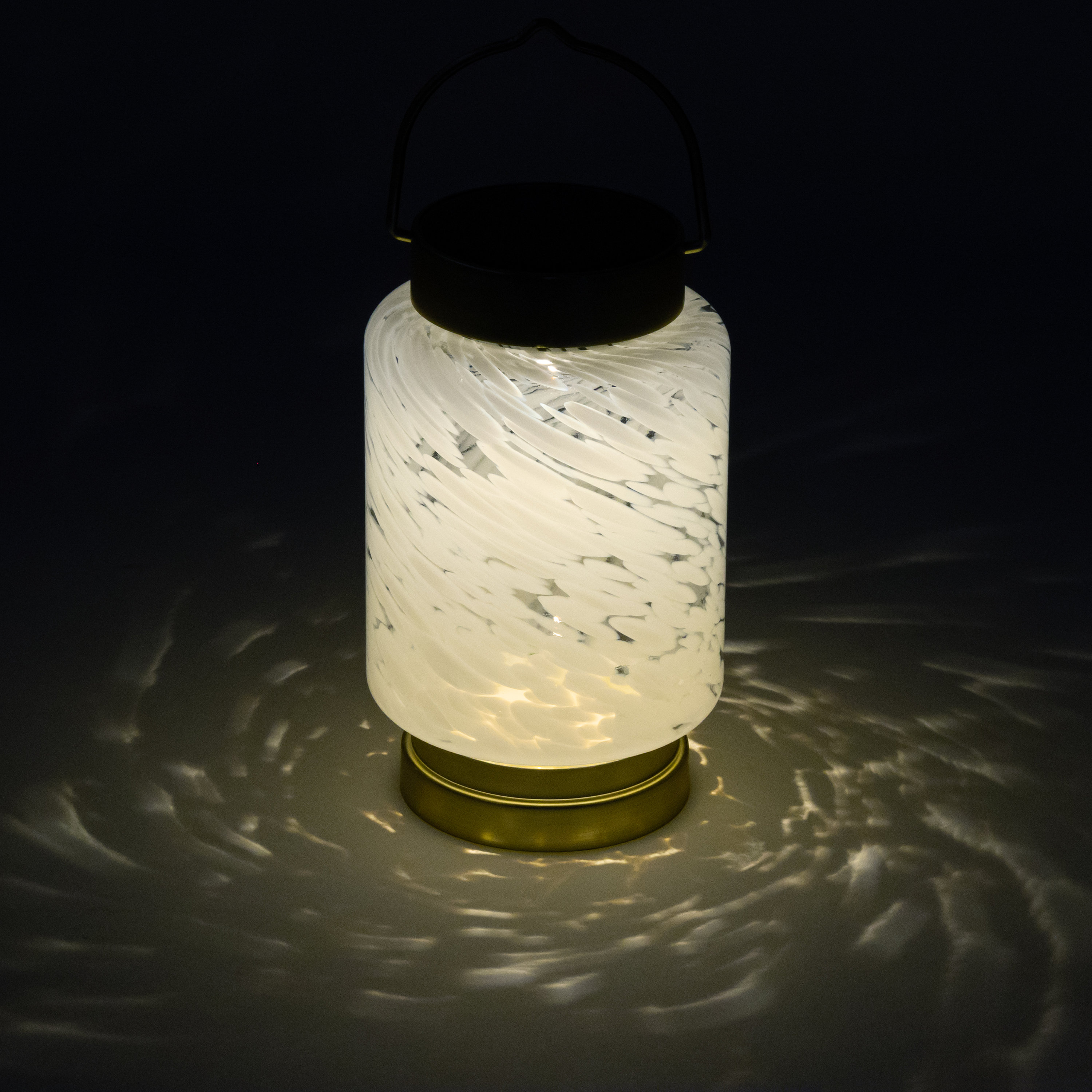 Handblown Glass Solar Lantern Boaters Cylinder 7″ H X 4.25″ W - Etsy
