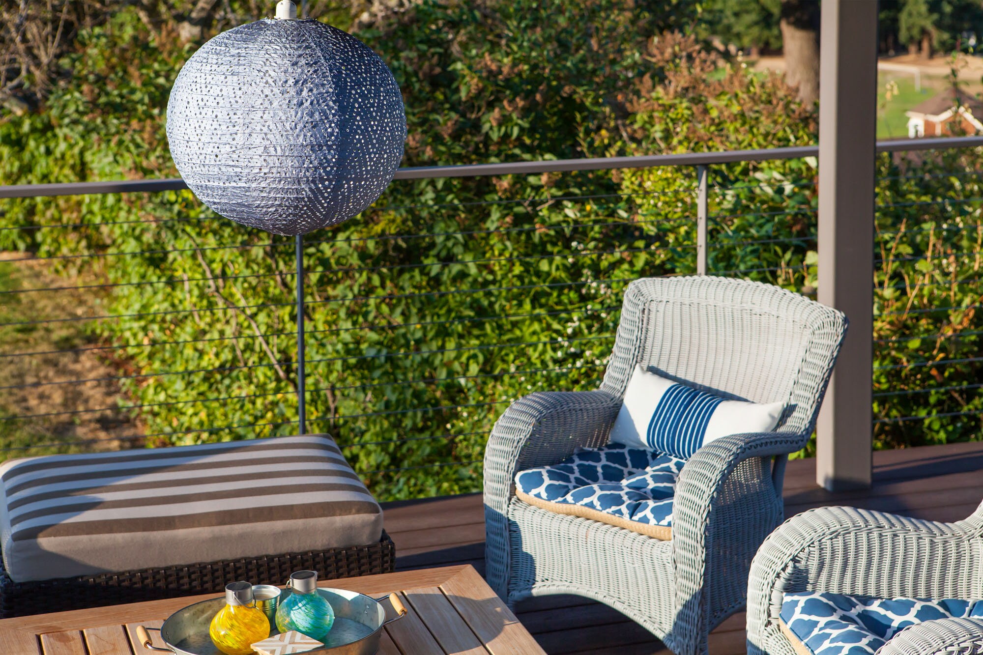 Indoor/outdoor Pendant Lamp 18" Tyvek® Fabric, Home Decor, Patio ...