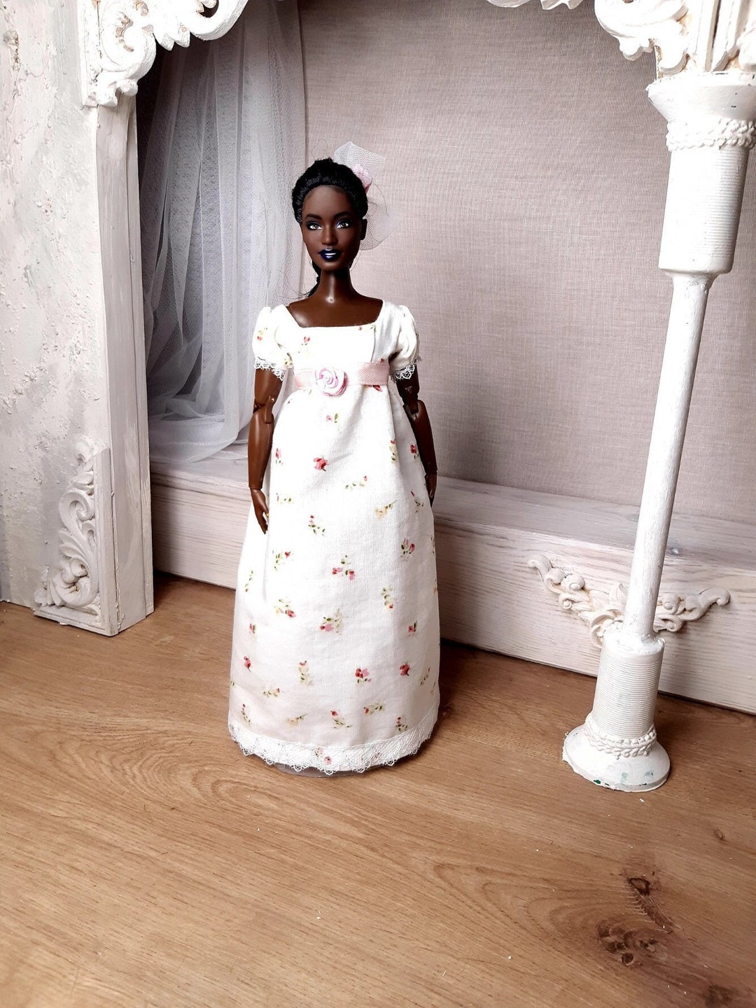 Regency Dress for Vintage, Curvy and Original Barbie With Magical Hair ...