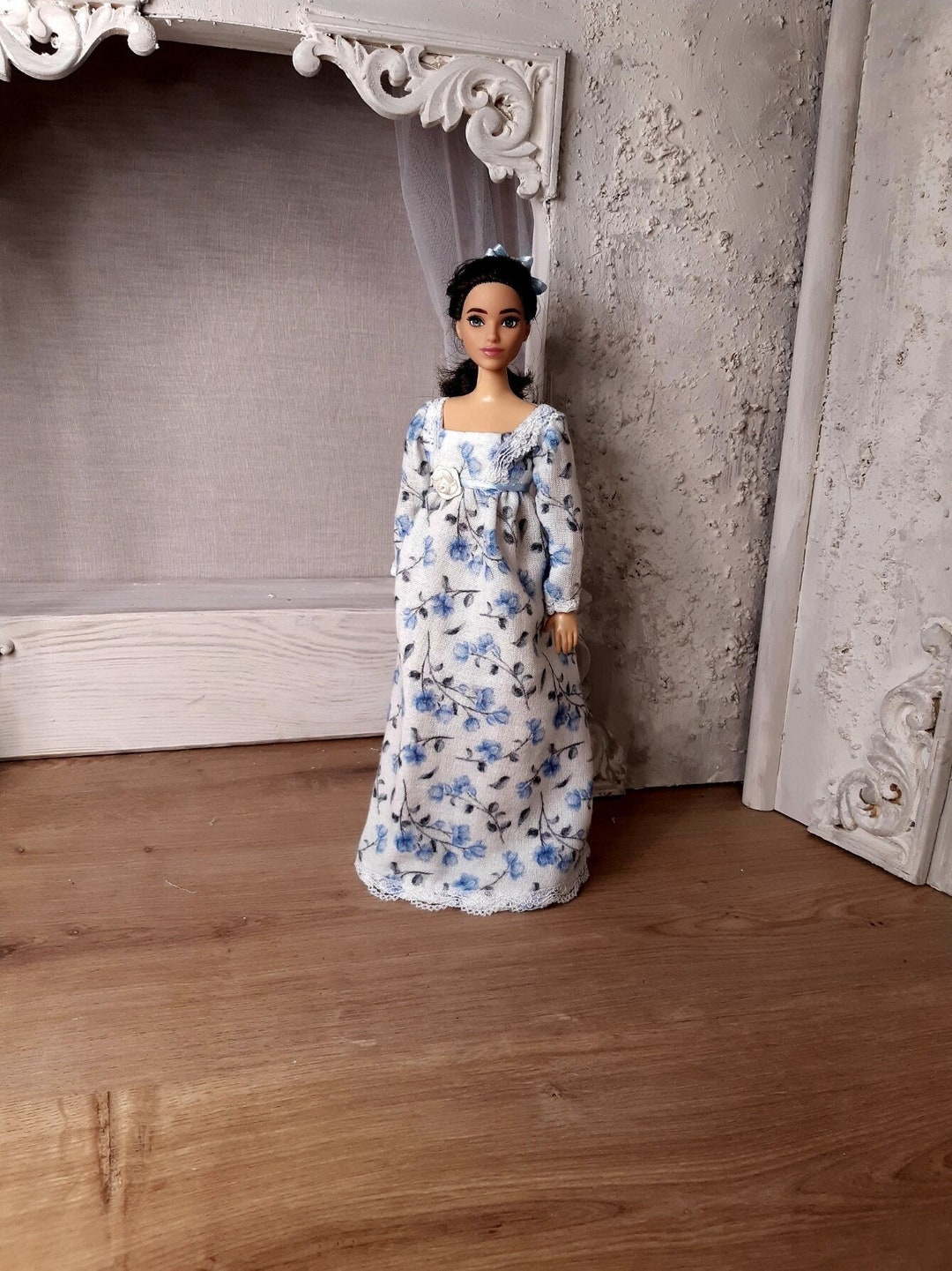 Regency Dress for Curvy and Original Barbie With Magical Hair ...