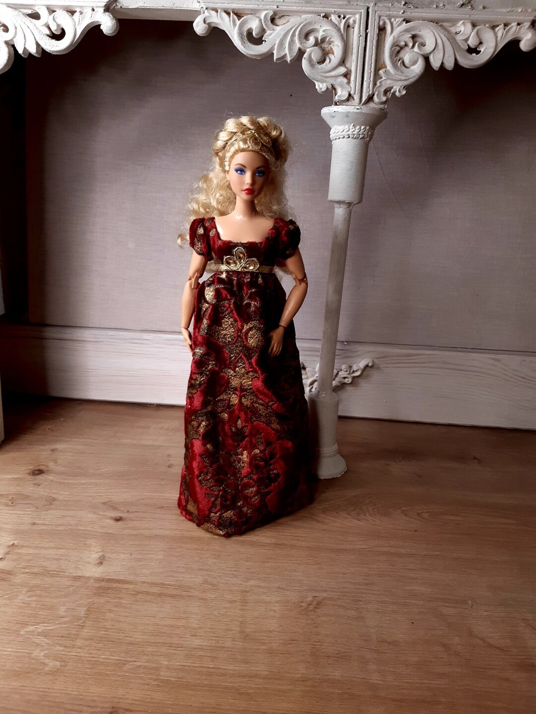 Regency Dress for Curvy and Original Barbie With Magical Hair ...