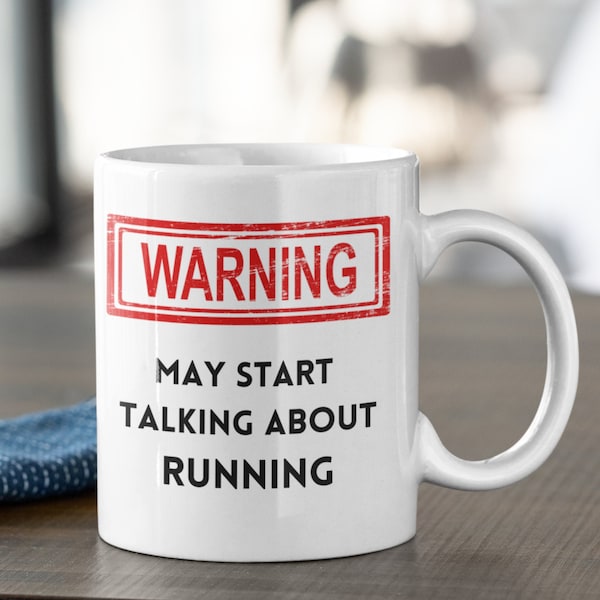 Funny Running Mug - Etsy