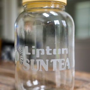 Vintage Lipton Sun Tea Jar - Etsy