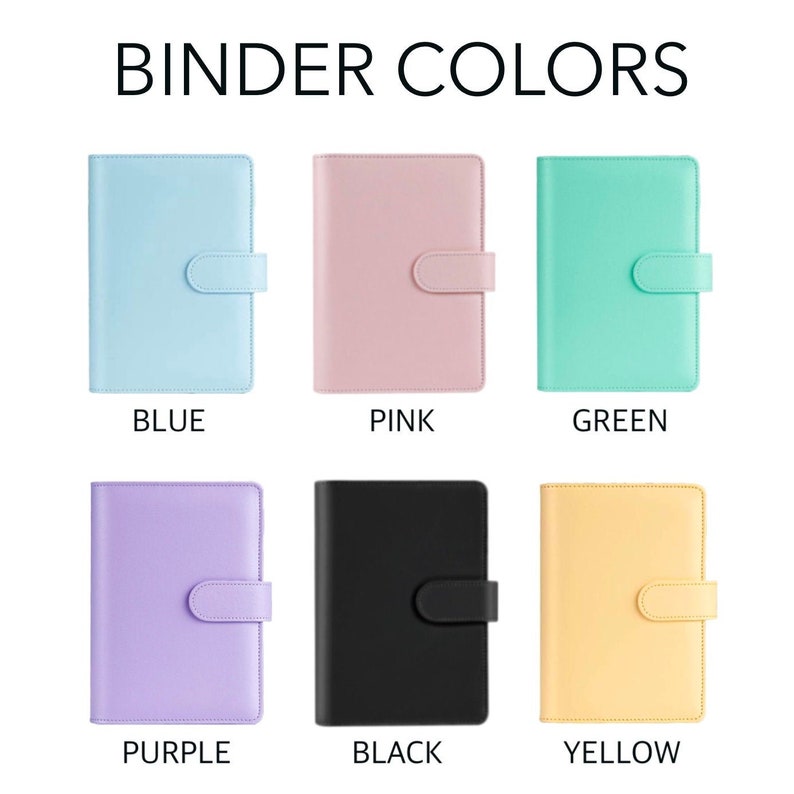 Budget Binder A6 Binder Budget Planner Money Organizer - Etsy
