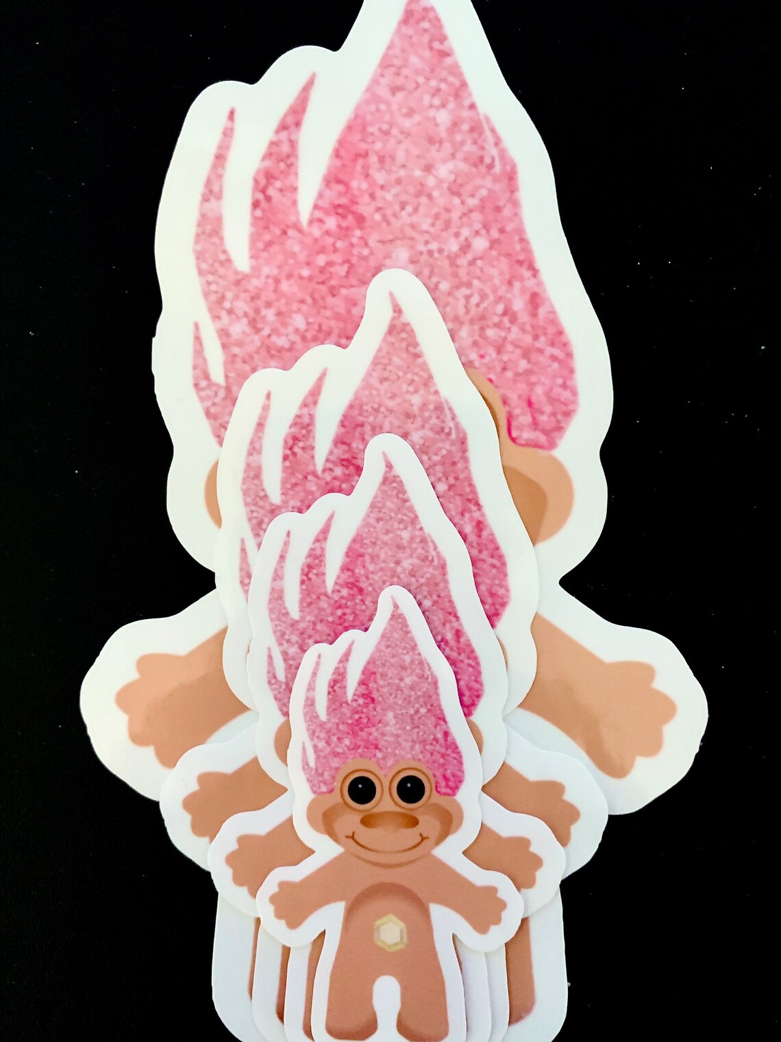 Holo Matte Glänzend Vinyl Sticker Wishing Treasure Troll | Etsy