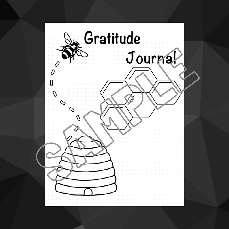 Gratitude Journal Template - Etsy