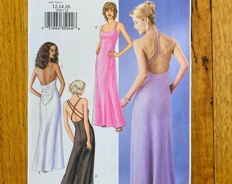 One Shoulder Dress Pattern | Etsy