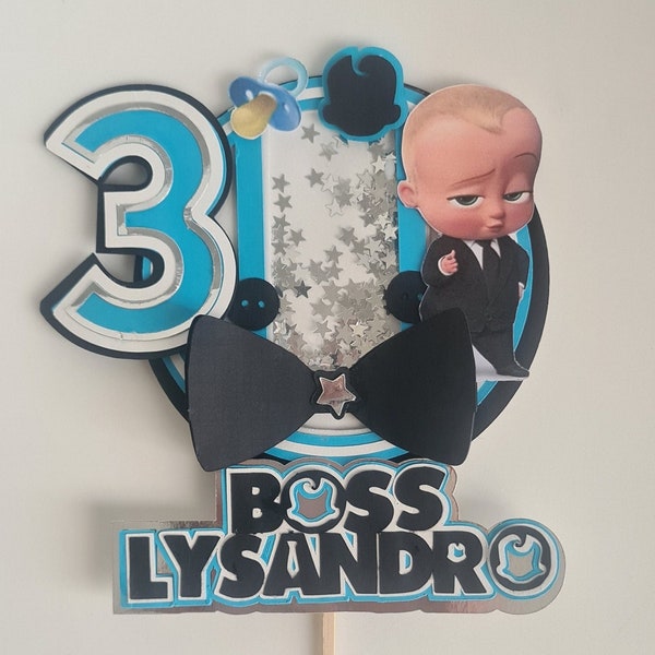 Boss Baby Cake Topper - Etsy