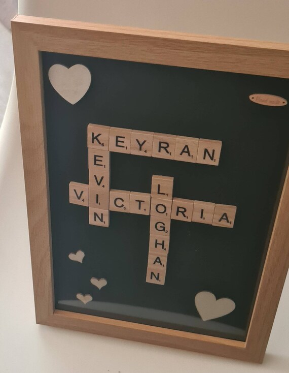 Tabla de cartas scrabble - Etsy España