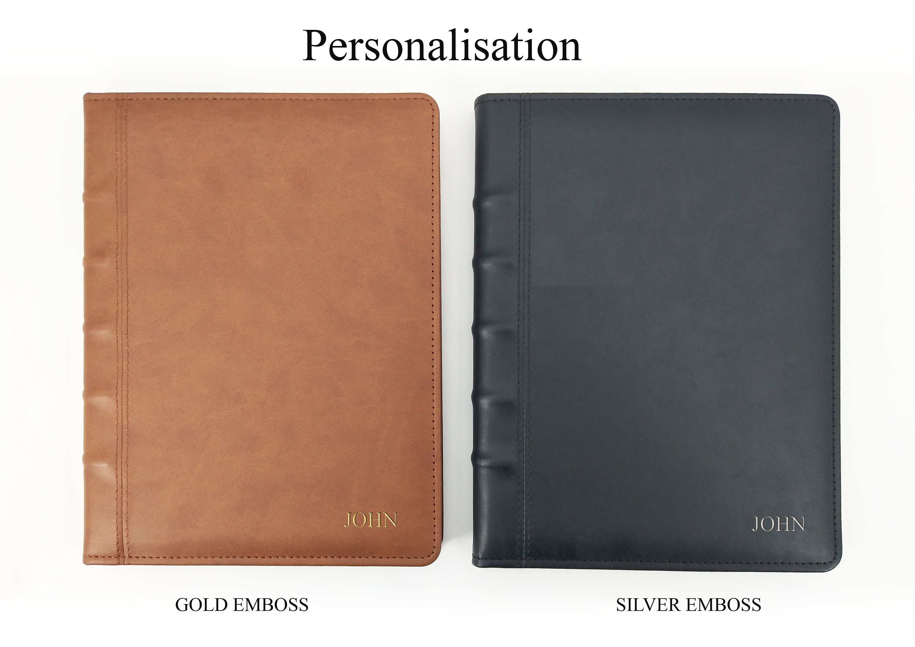Personalised Leather Notebook B5 Journal Notebook Gift for - Etsy UK