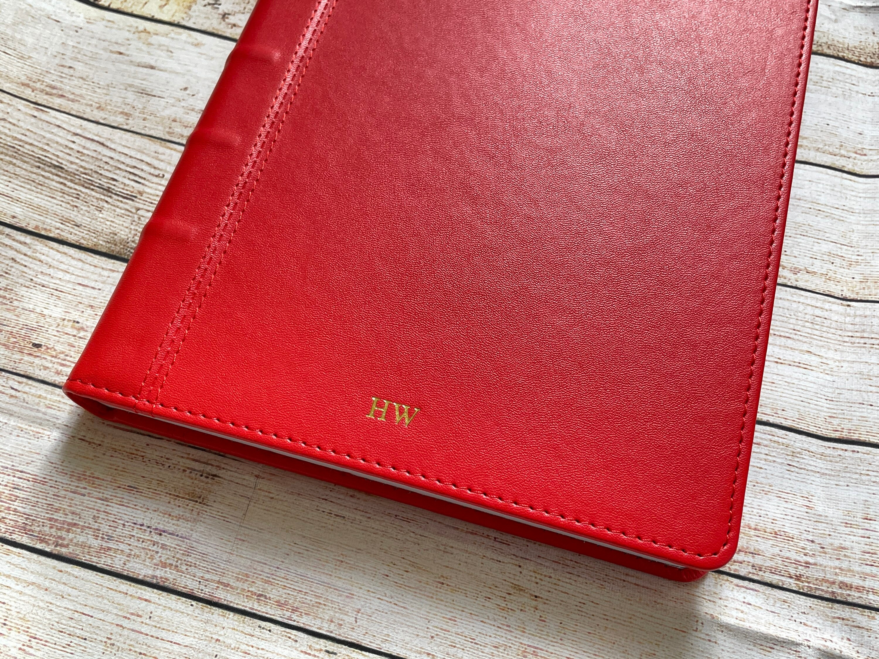 Personalised Leather Notebook B5 Journal Notebook Black | Etsy