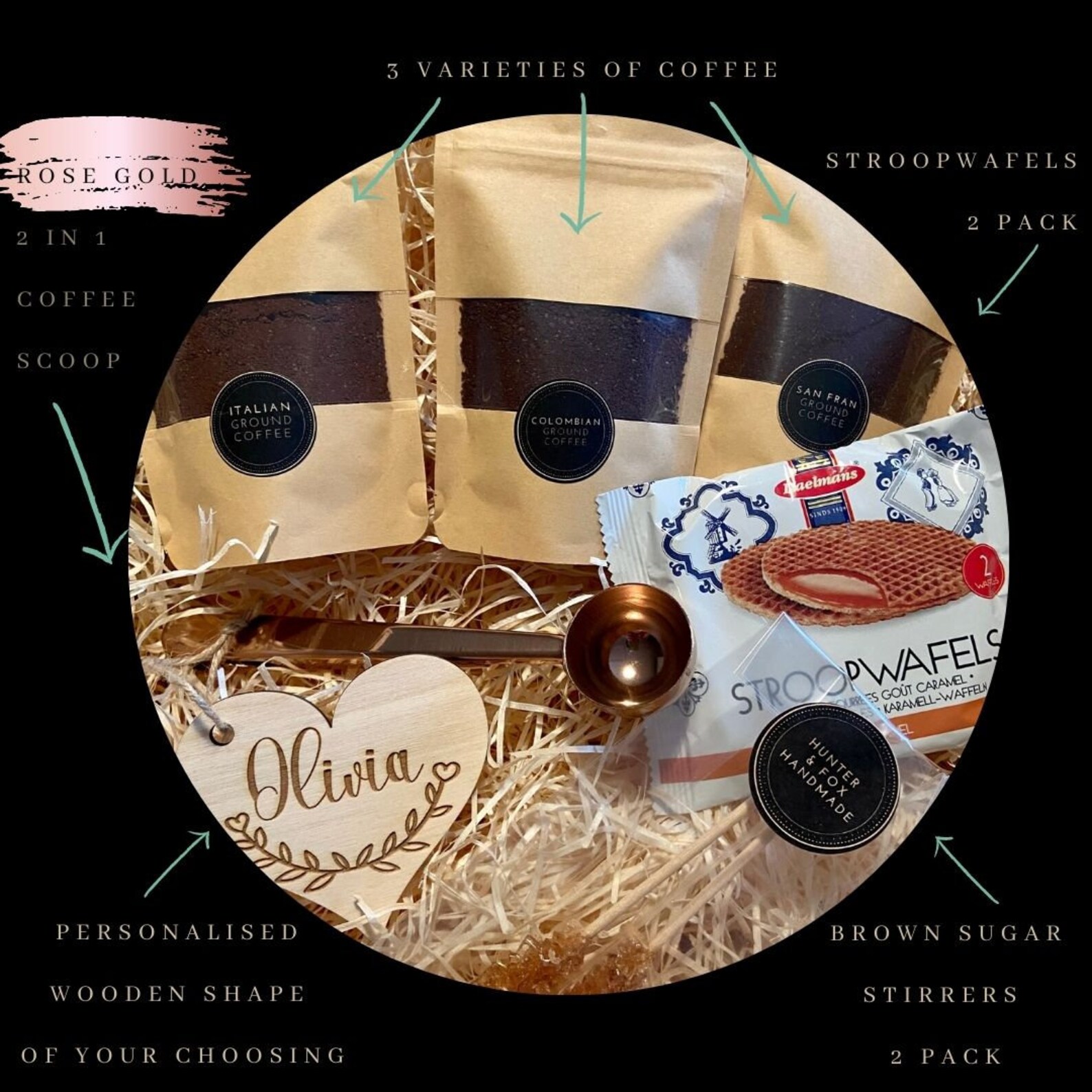 Coffee Gift Set UK Rose Gold 2 In 1 Scoop Personalised Etsy coffee-gift-set-uk-rose-gold-2-in-1-scoop-personalised-etsy