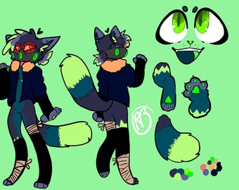 Cheap Furry Ref Sheet - Etsy