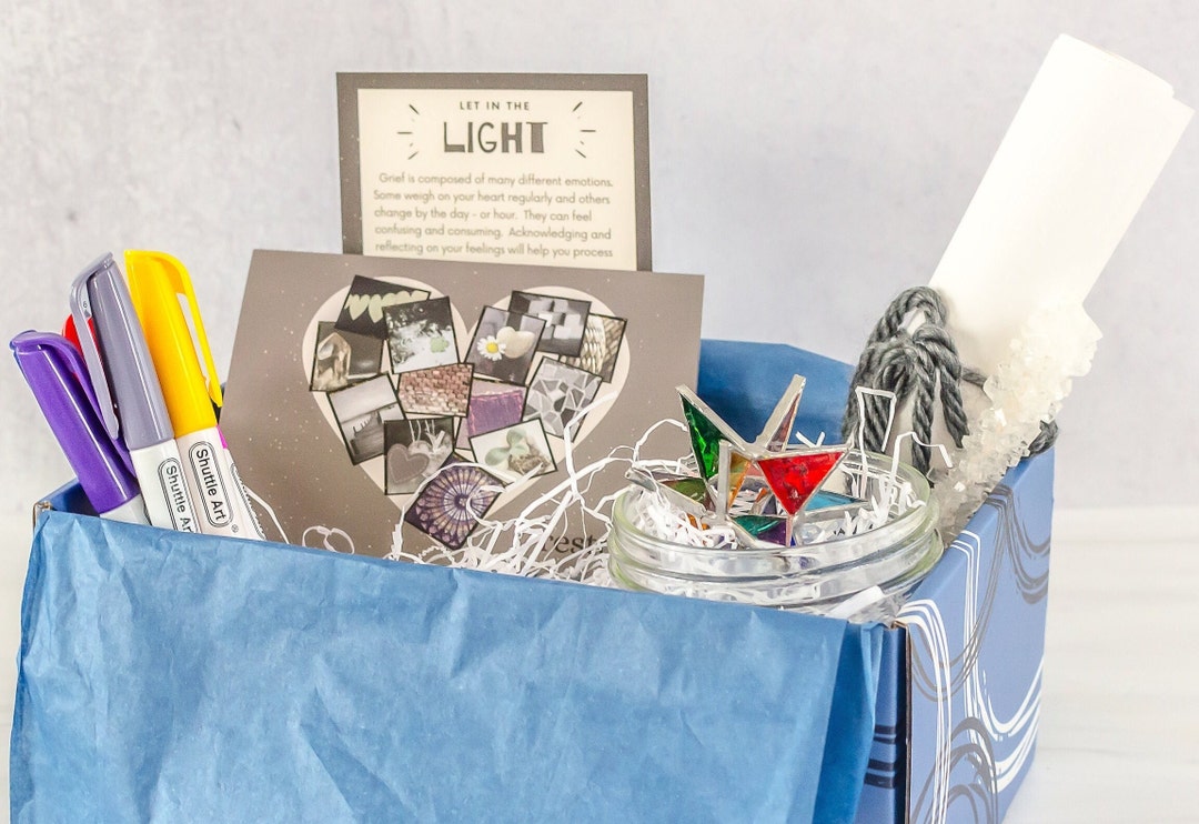Restore Grief Gift Box - Sympathy Care Package & Coping Skills ...