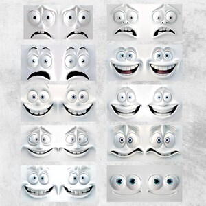 Funny Faces Sarcastic 3D Mug Wrap Bundle, 11 Oz & 15 Oz Mug Bundle ...