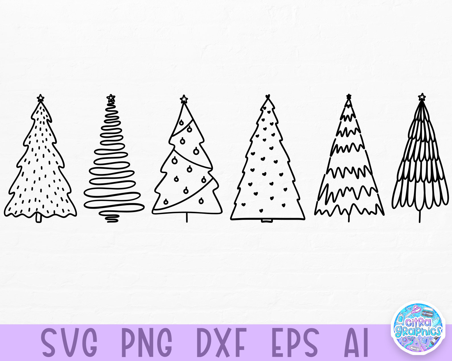 Christmas Tree SVG Christmas Svg Bundle Pine Tree Svg Xmas - Etsy