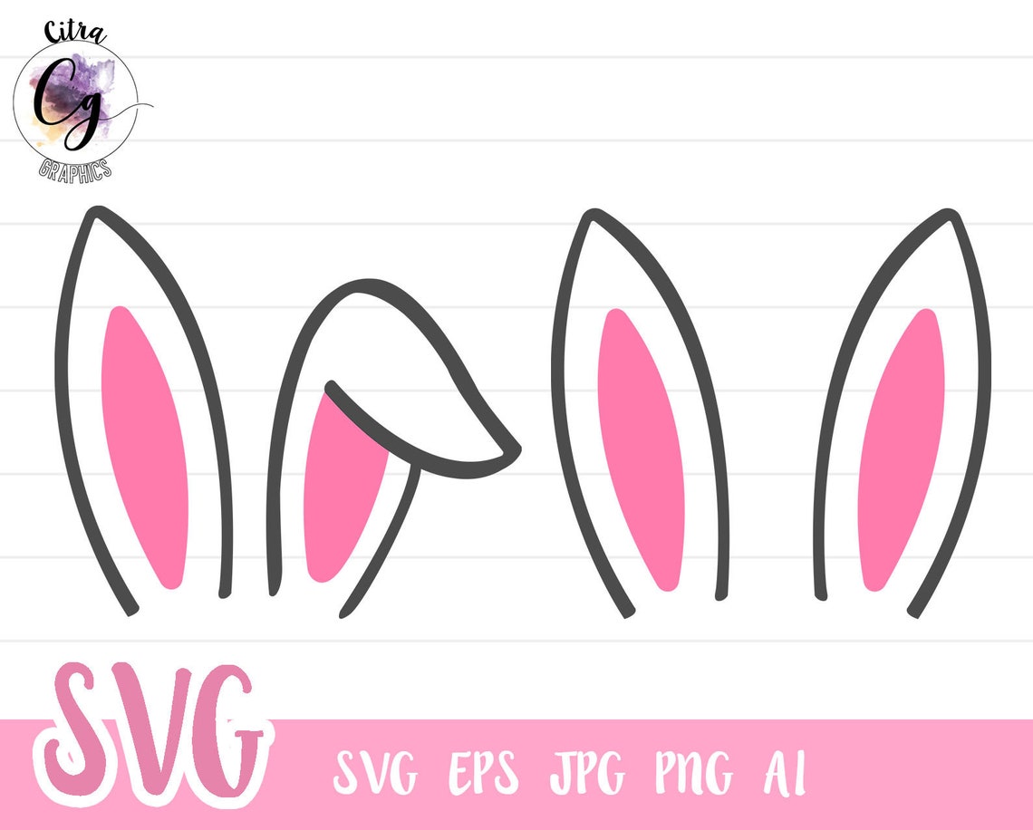 Bunny ears svg Easter svg Easter bunny svg Bunny Svg | Etsy