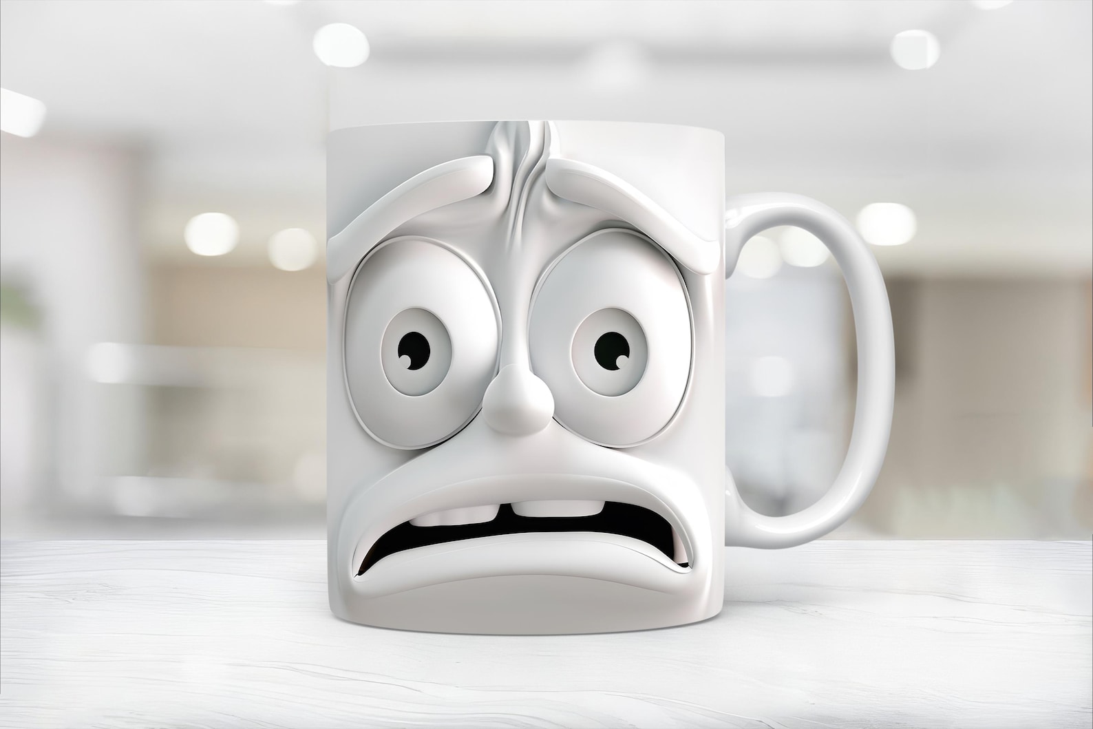 Funny Faces Sarcastic 3D Mug Wrap Bundle, 11 Oz & 15 Oz Mug Bundle ...