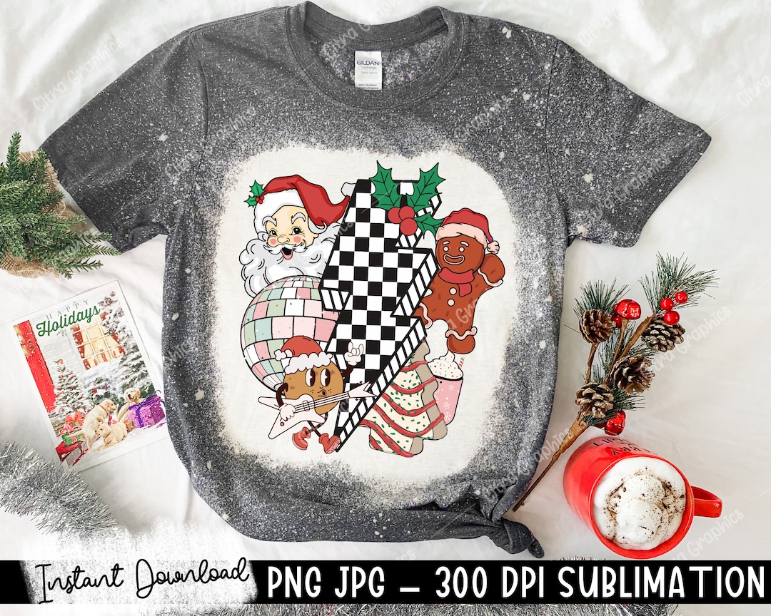 Retro Christmas Png, Santa Claus Png, Christmas Png Sublimation, Merry Christmas Vibes Png ...