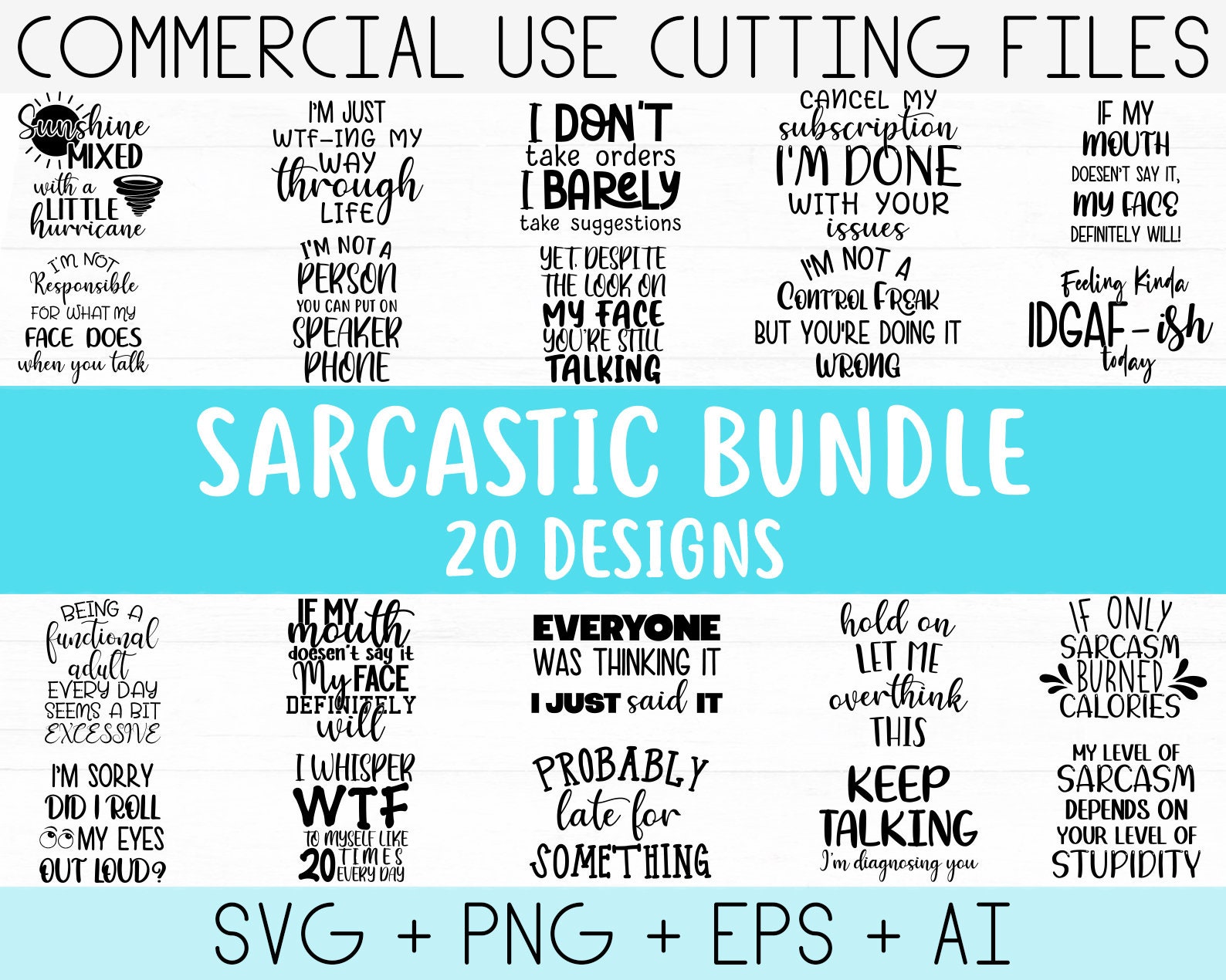 Sarcastic Svg Bundle Sarcasm Svg Sarcastic Svg Files Funny - Etsy
