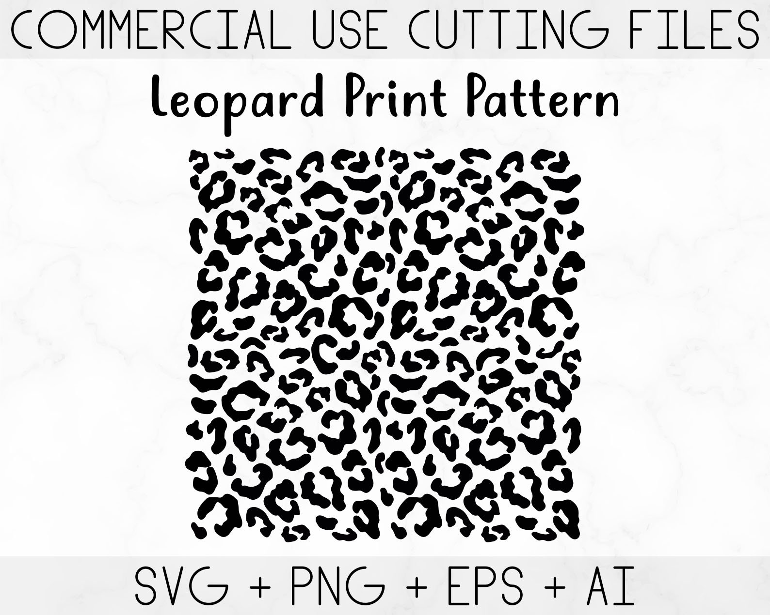 Leopard Print Pattern Svg Png Eps Jpg Pdf Animal Print Svg - Etsy