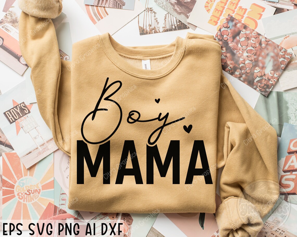 Boy Mama Svg, Boy Mom Svg, Boy Mom Shirt Svg, Cut File for Cricut ...