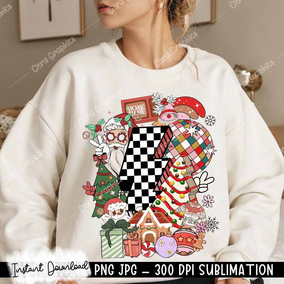Retro Christmas Png, Santa Claus Png, Christmas Png, Christmas ...