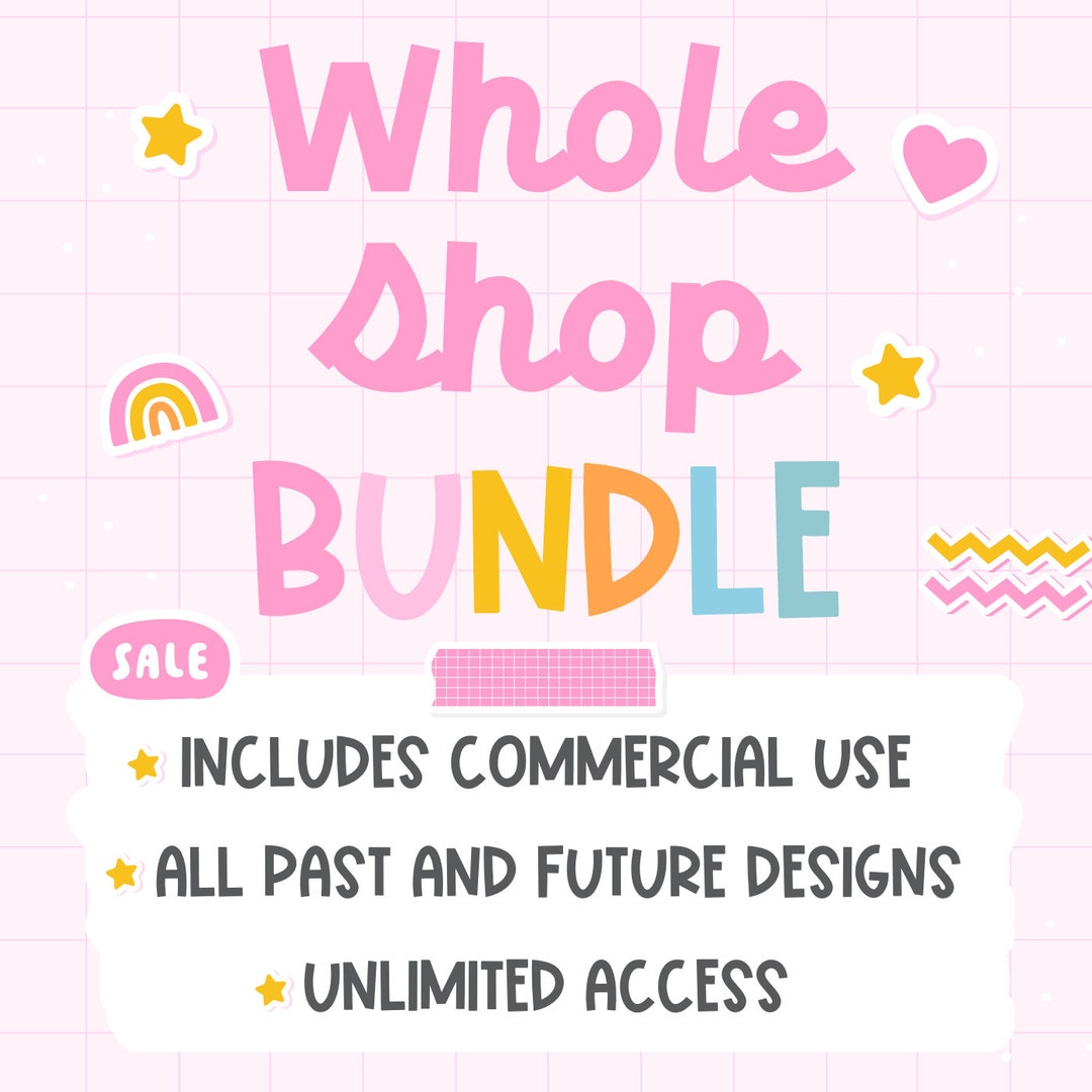 Whole Shop SVG Bundle, Entire Shop Bundle, Sublimation Png Bundle ...