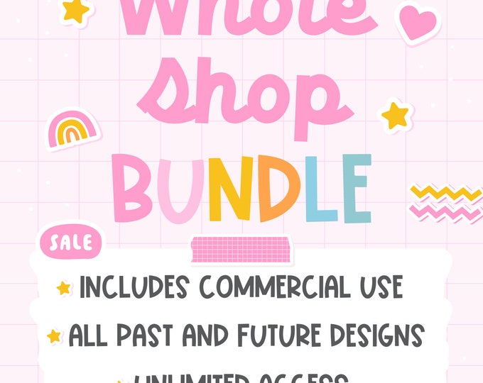 Whole Shop SVG Bundle, Entire Shop Bundle, Sublimation Png Bundle ...