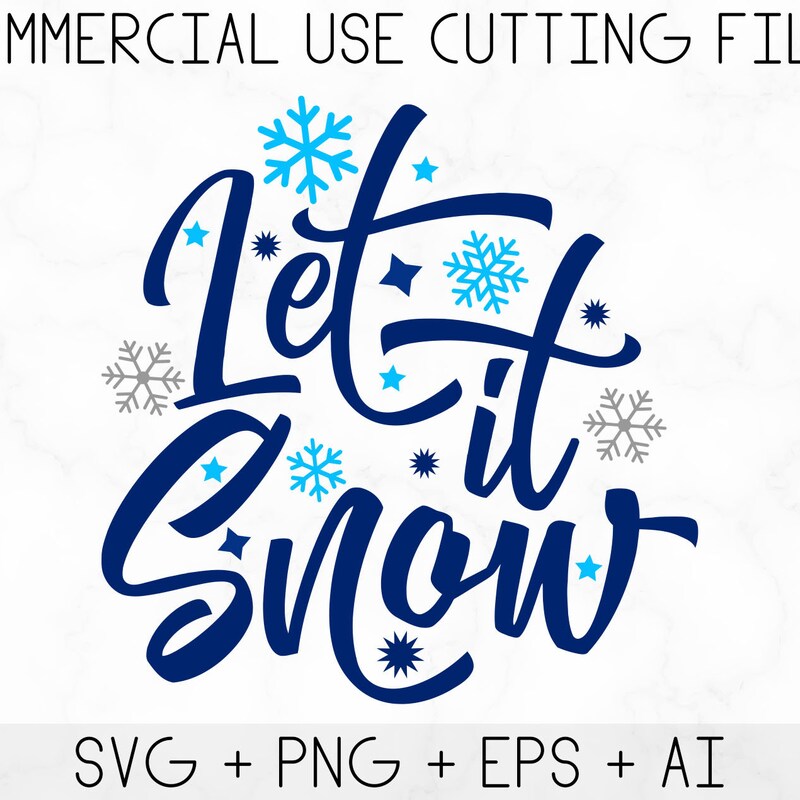 Snow Svg - Etsy