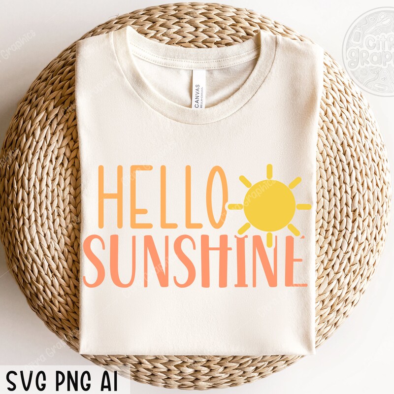 Hello Sunshine Svg - Etsy