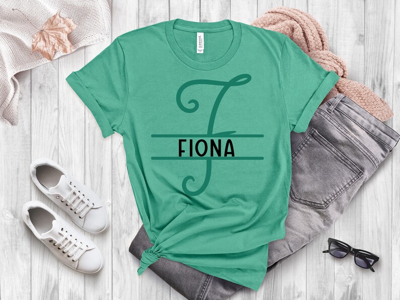 Split Monogram Alphabet SVG, Split Monogram Frame Alphabet, Cut File ...