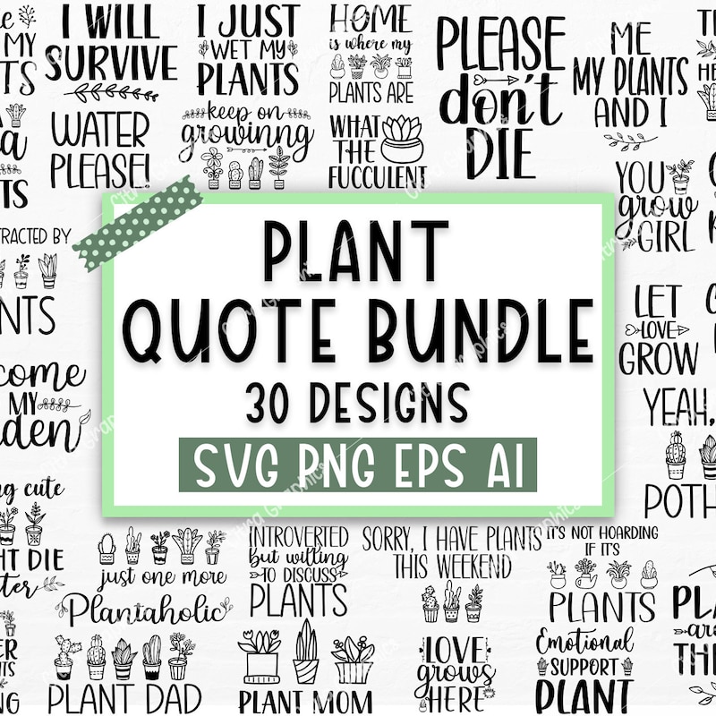 Plant Stake With Quotes - Etsy