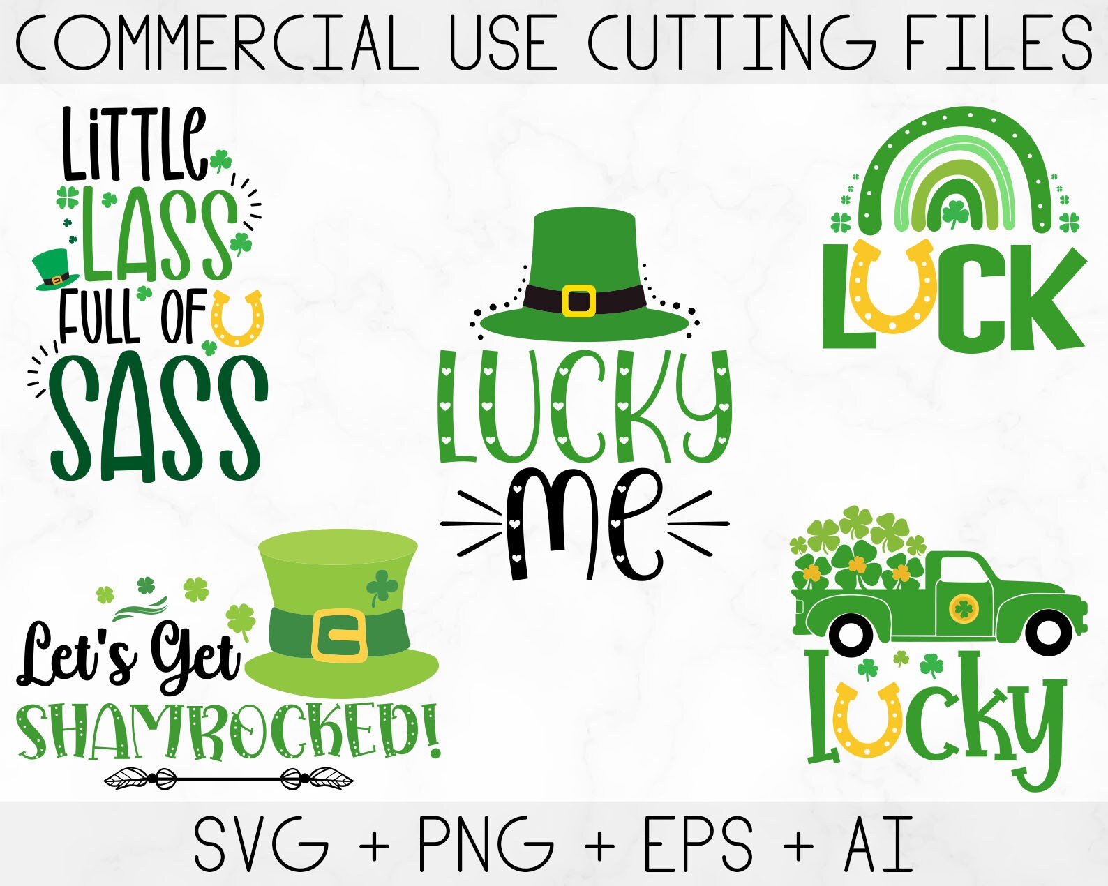 St Patrick's Day SVG Bundle Lucky Svg Leprechaun Svg - Etsy