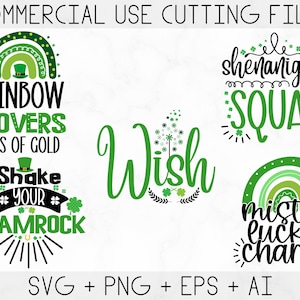 St Patrick's Day SVG Bundle, Lucky Svg, Leprechaun Svg, Irish Svg, St ...