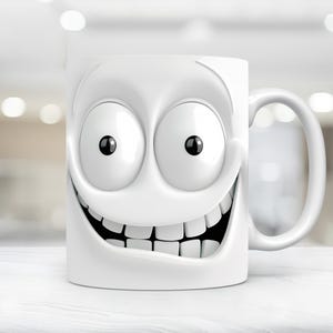 Funny Faces Sarcastic 3D Mug Wrap Bundle, 11 Oz & 15 Oz Mug Bundle ...