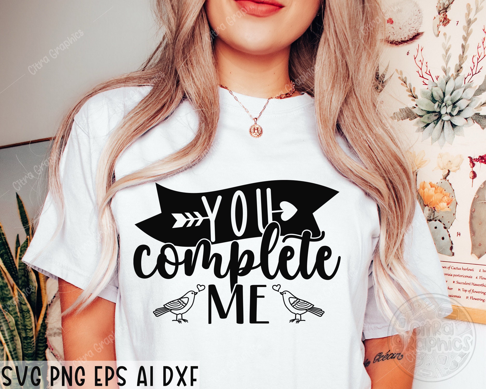 You Complete Me SVG Heart Svg Valentine Shirt Svg - Etsy