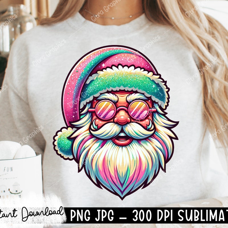 Pink Santa - Etsy