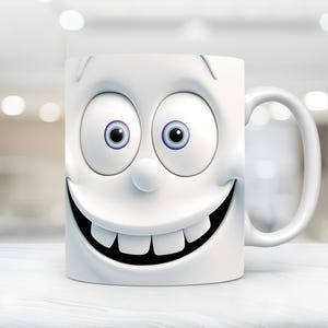 Funny Faces Sarcastic 3D Mug Wrap Bundle, 11 Oz & 15 Oz Mug Bundle ...