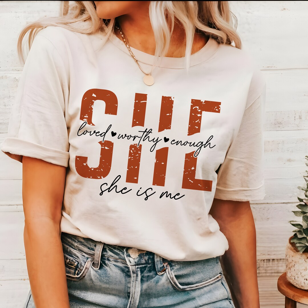 SHE IS ME Self Love Valentine's Day, Digital Download Png, Christian ...