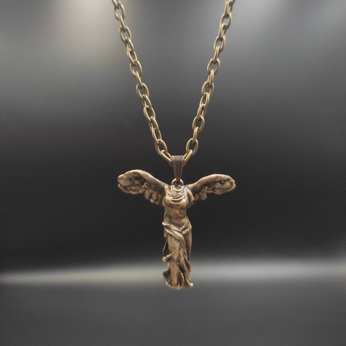Winged Victory of Samothrace Pendant Necklace, the Goddess of Victory ...