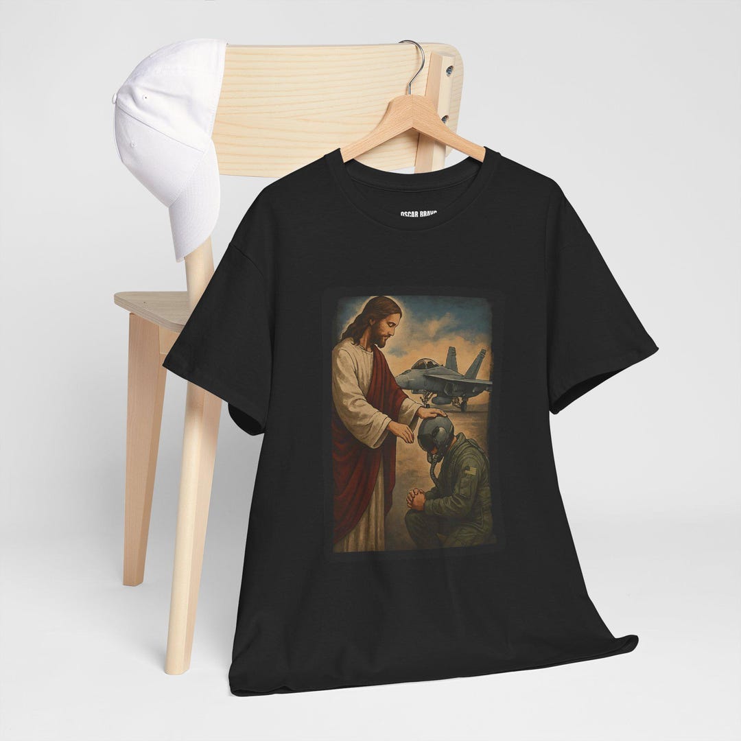 Jesus Blessing a Pilot T-shirt – USAF Pilot Gift, Air Force Aviation ...
