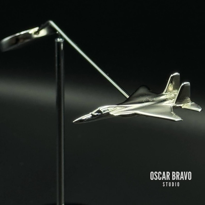 F15 Eagle Balance Model: Chrome Fighter Jet Desk Decor - Etsy